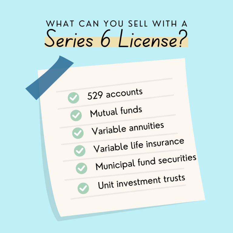 Series 6 License Requirements