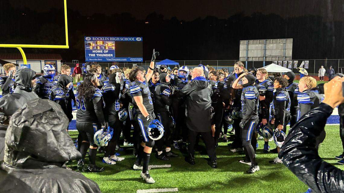 HS football playoffs: Rocklin beats Manteca, will face Grant ...