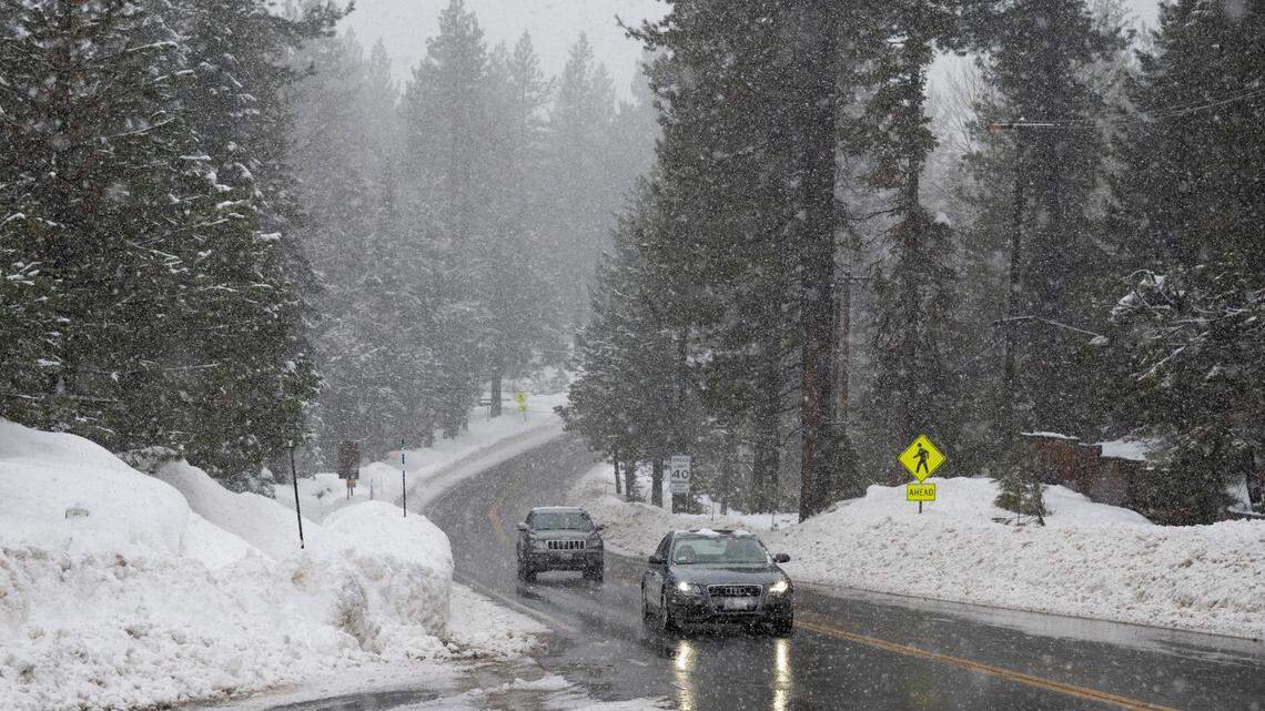 Storms bring snow to areas in Northern California. See where ...
