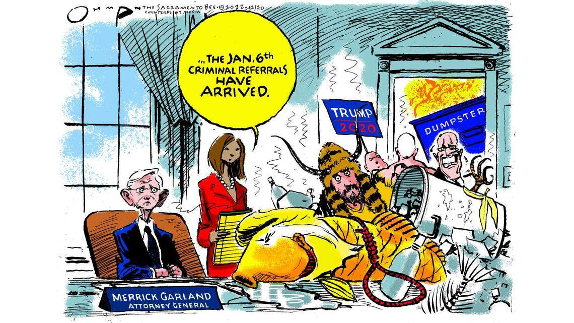 Jack Ohman cartoon: Jan 6th Committee issues criminal referrals ...