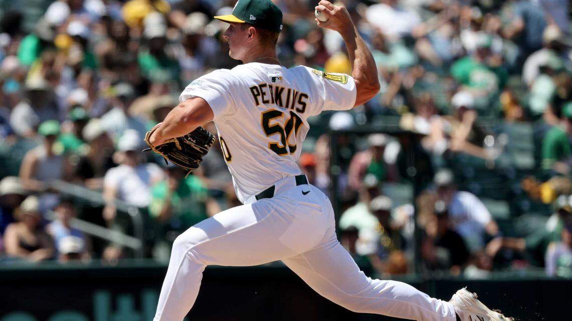 Athletics' young pitchers step up after trade deadline moves ...